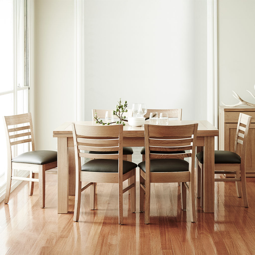 Nova 2100 Dining Table-Walnut – Furniture One